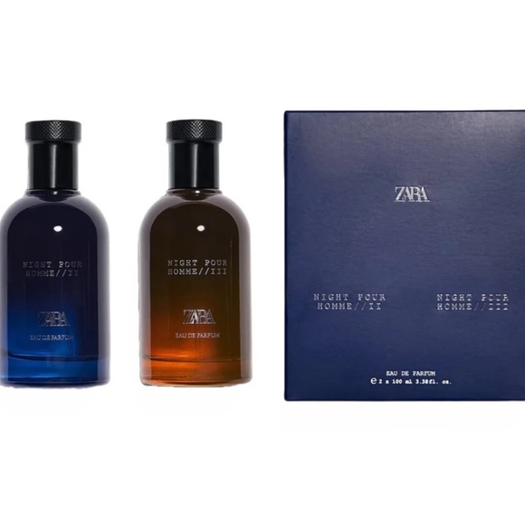 Zara | Other | Nwot Zara Night Pour Homme Eau De Parfum Duo Blue And ...